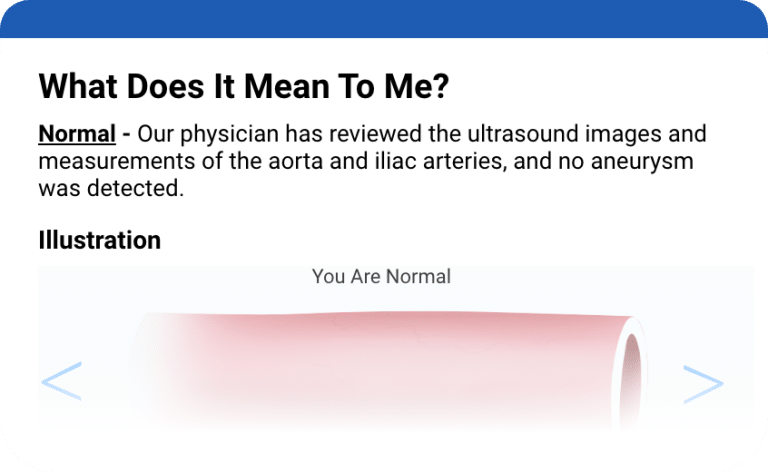 Screening Results - Life Line Screening